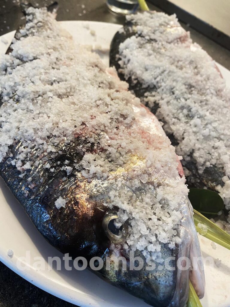 Thai Salt Crusted Fish with Seafood Sauce | For Those About To Cook