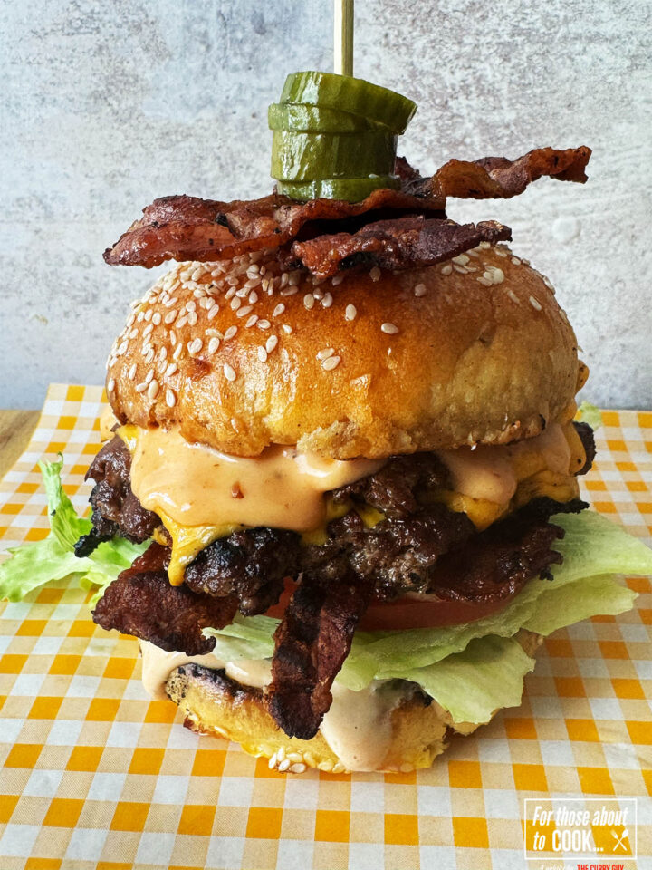 Bacon Double Cheeseburger | For Those About To Cook
