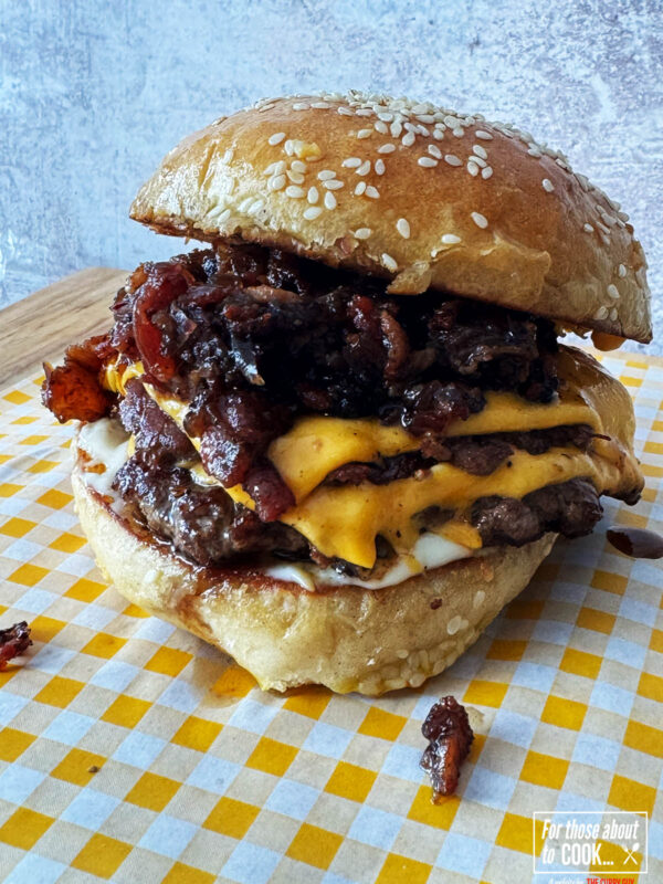 Bacon Jam Double Cheeseburger | For Those About To Cook