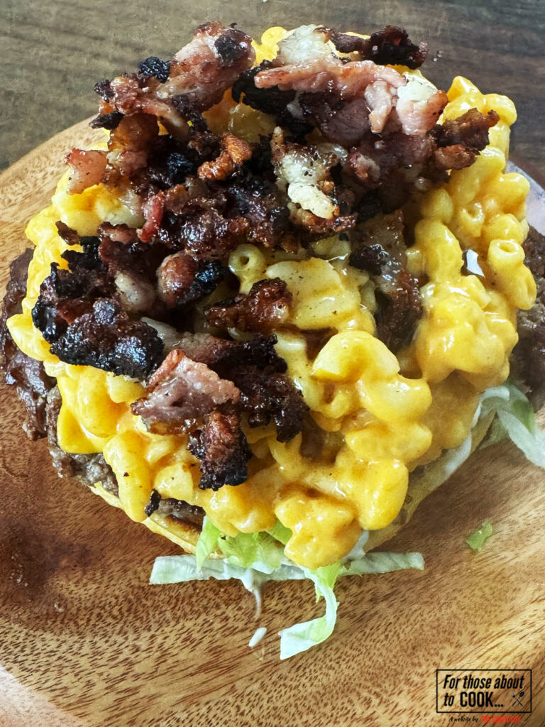 Mac and Cheese Burger | For Those About To Cook