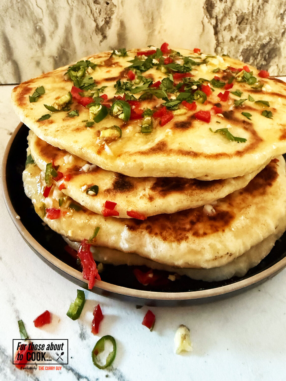 Chili Cheese Naan | For Those About To Cook